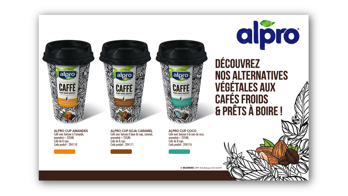 Annonce presse marque ALPRO DANONE | BEEZNESS